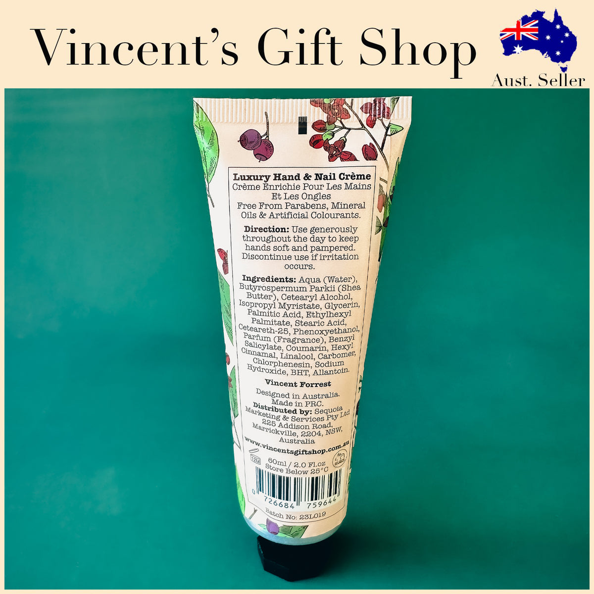 Sandalwood Vincent Forrest Hand & Nail Crème – Vincentsgiftshop