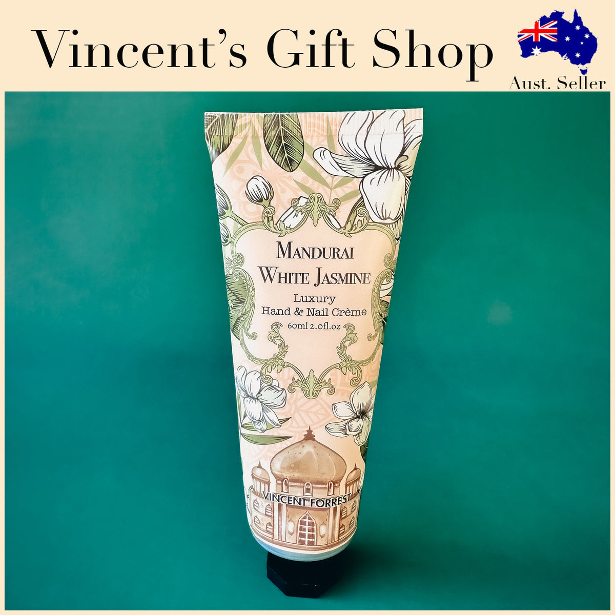 Mandurai White Jasmine Vincent Forrest Hand & Nail Crème – Vincentsgiftshop